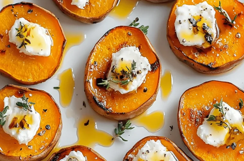 Irresistible Sweet Potato and Goat Cheese Bites for Appetizers