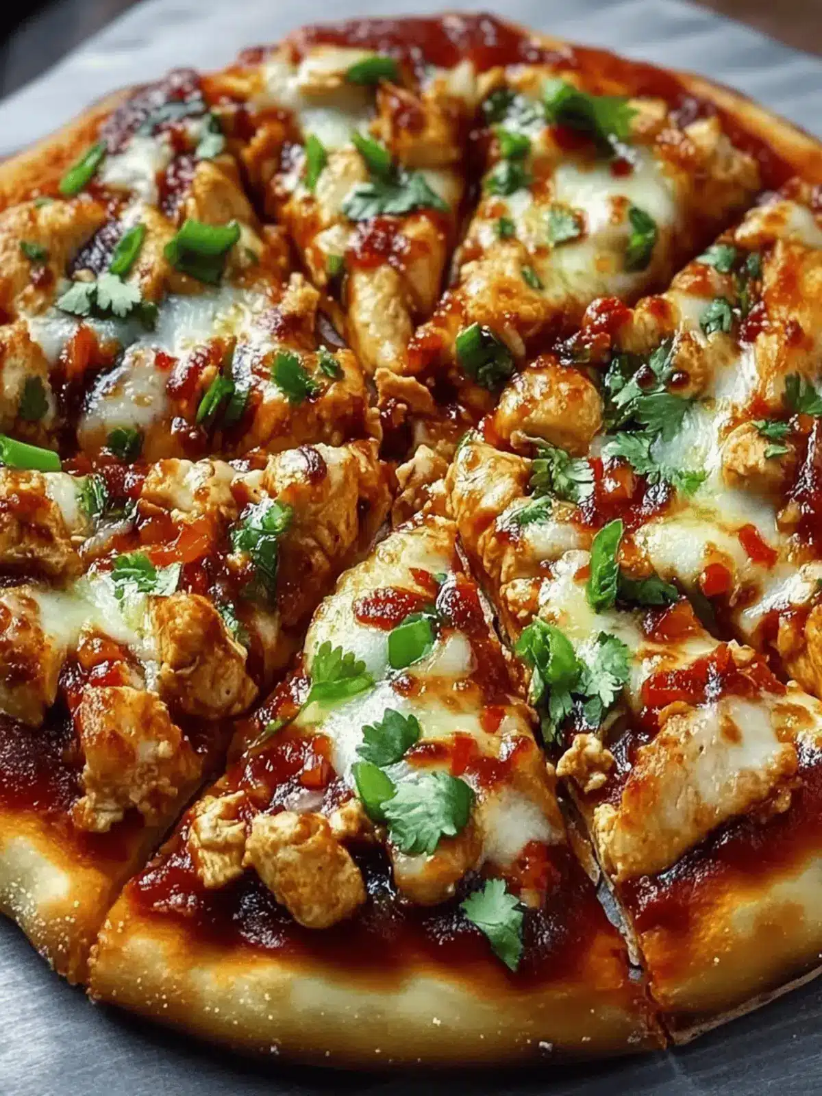 Ultimate Chili Garlic Chicken Pizza: Deliciously Spicy Twist
