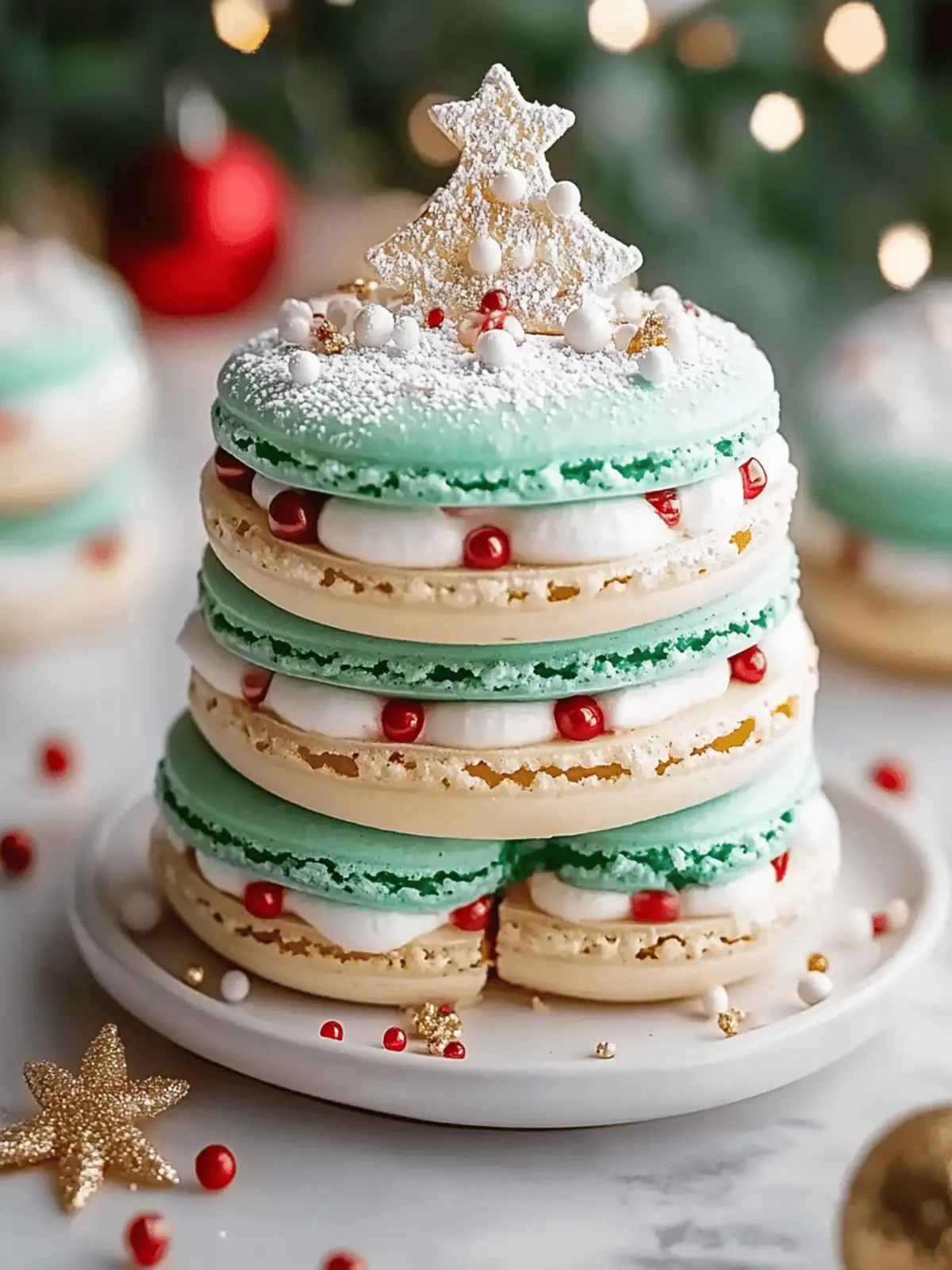 Ultimate Christmas Tree Cake Macarons: Irresistible Festive Treats