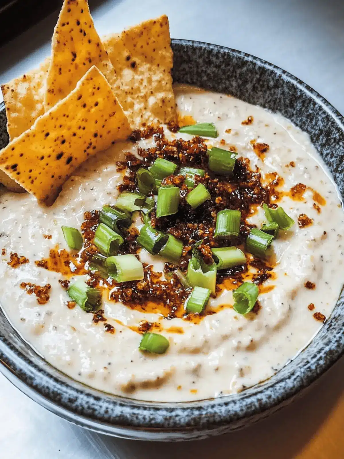 Irresistible Charred Scallion and Chili Crisp Dip Recipe