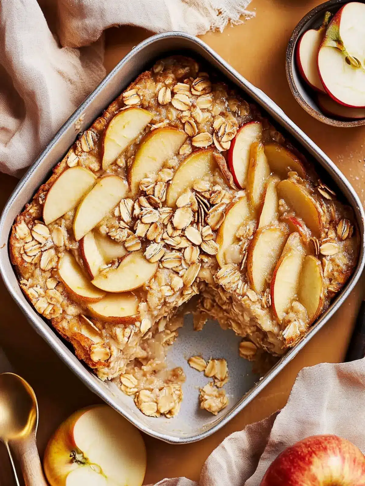 Irresistible Protein Apple Almond Croissant Baked Oats