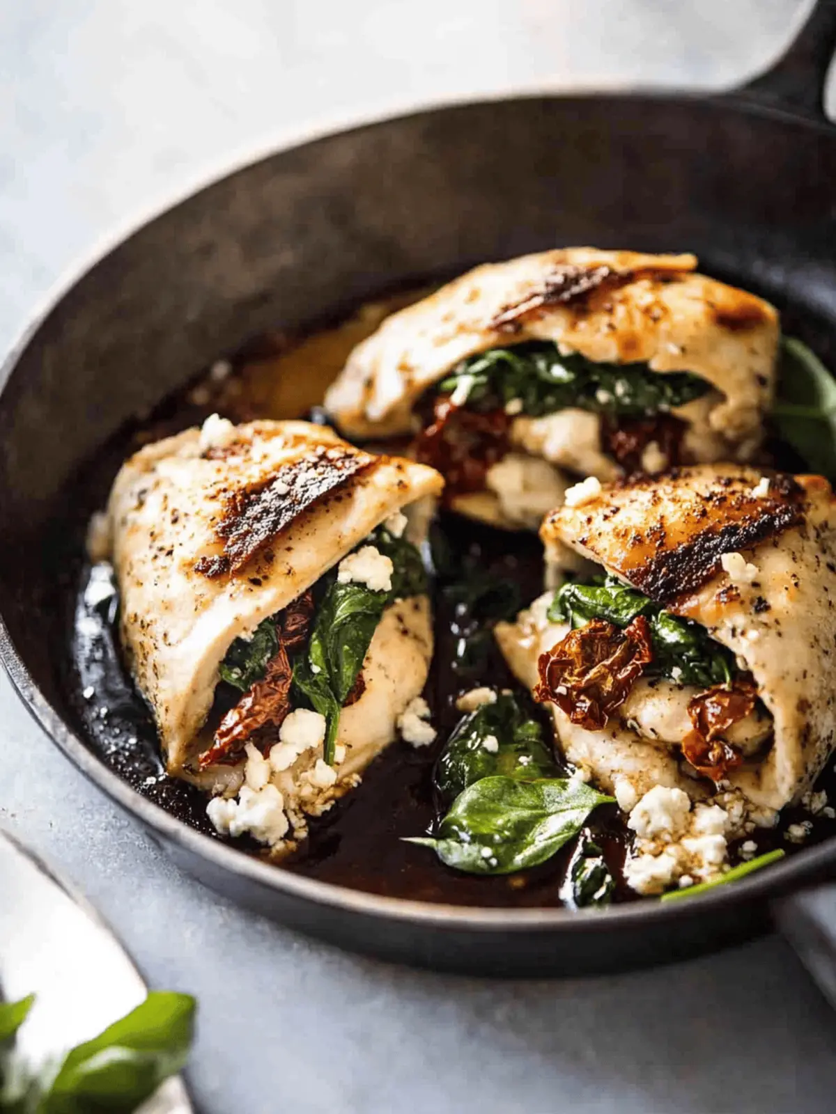 Irresistible Rolled Up Chicken with Feta, Spinach, and Sun-Dried Tomatoes