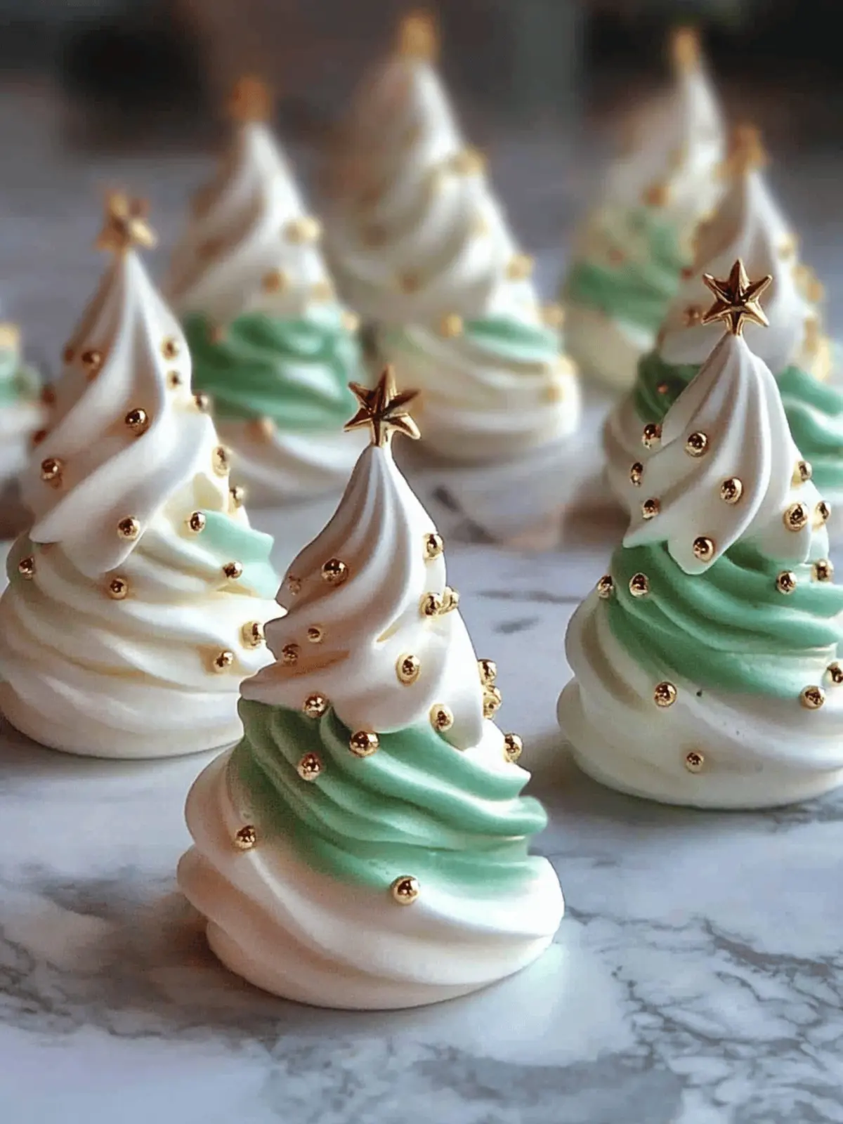 Irresistible Christmas Tree Meringues Recipe for Holiday Cheer