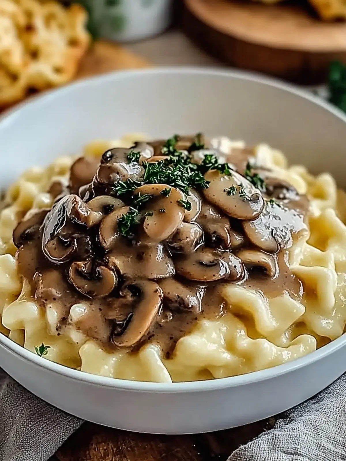 Ultimate Authentic German Spaetzle with Delicious Mushroom Sauce