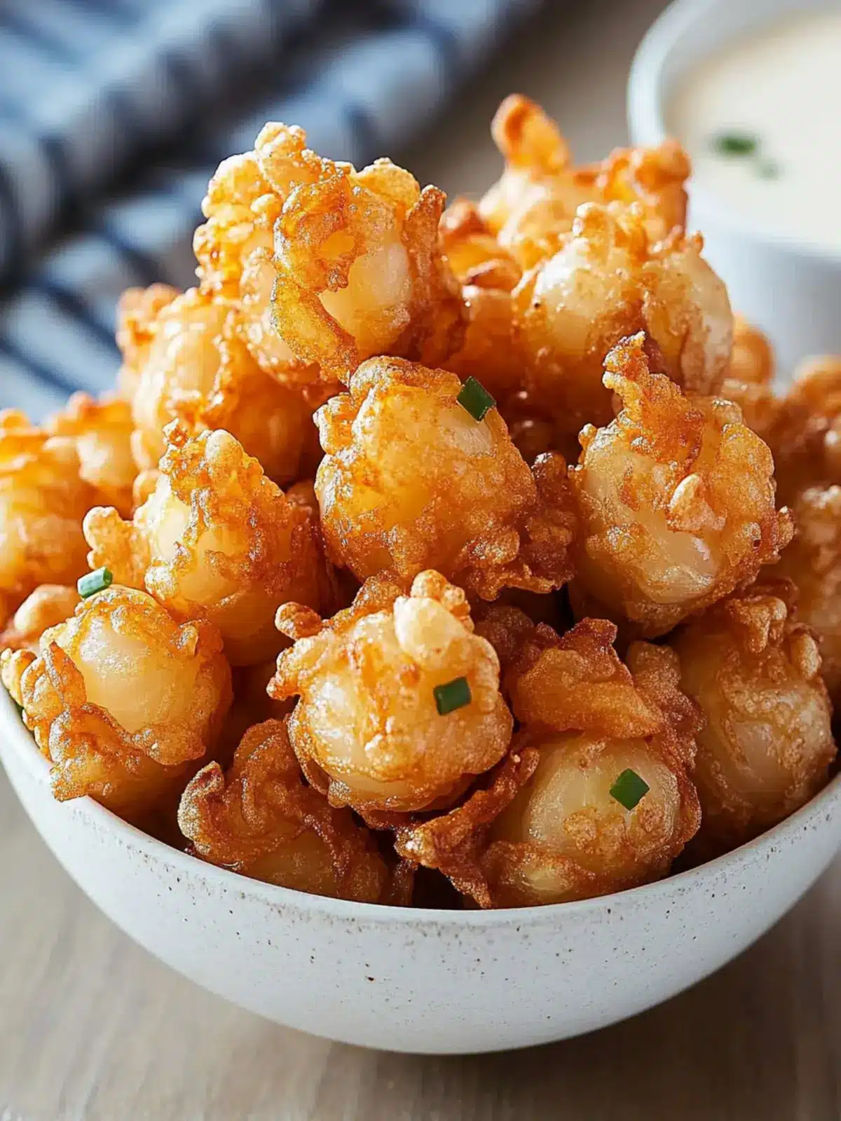 Irresistible Crispy Mini Bloomin' Onions with Ranch Sauce