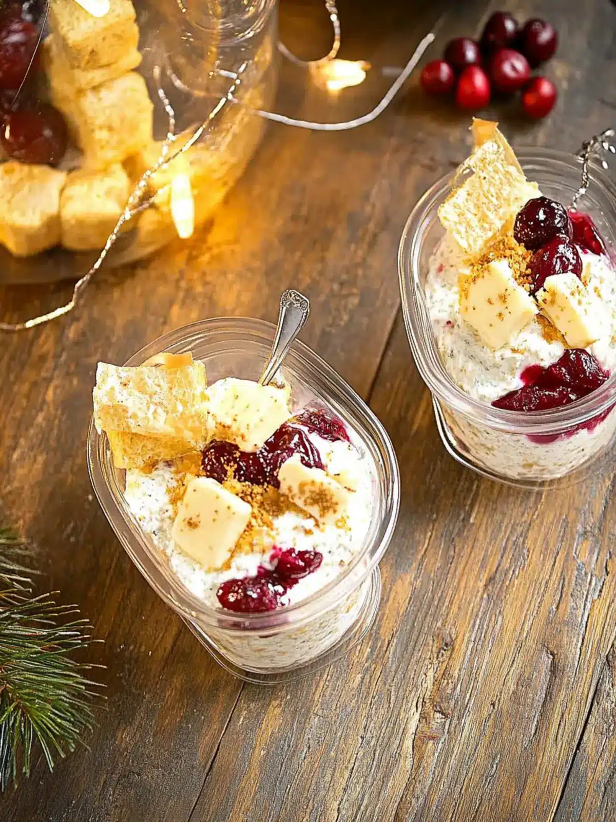 Cranberry Goat Cheese Mini Dips: Irresistible Holiday Appetizer