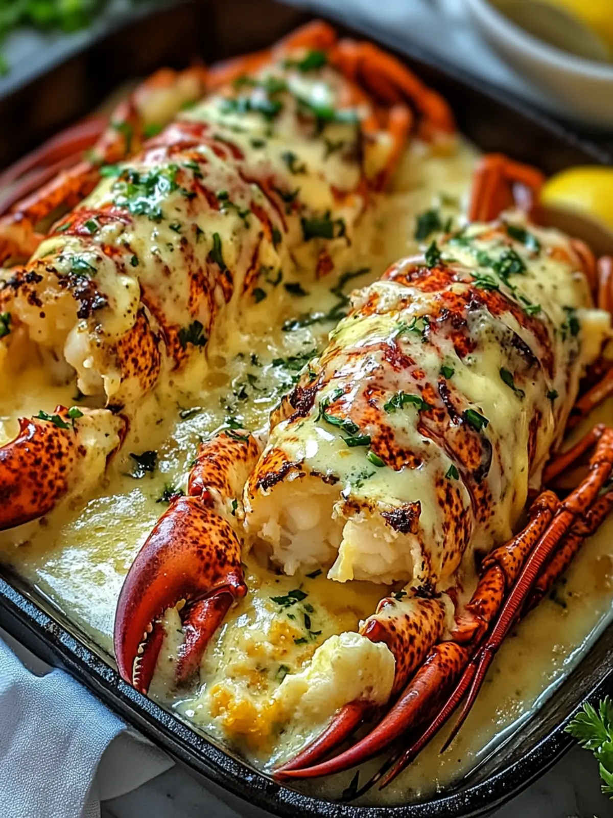 Decadent French Lobster Thermidor - A Delicious Gourmet Delight