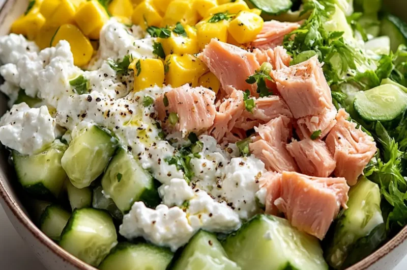 Cottage Cheese Tuna Protein Bowl: Easy, Delicious & High-Protein