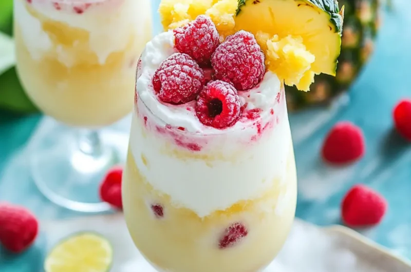 Ultimate Raspberry Piña Colada - Refreshing Tropical Delight