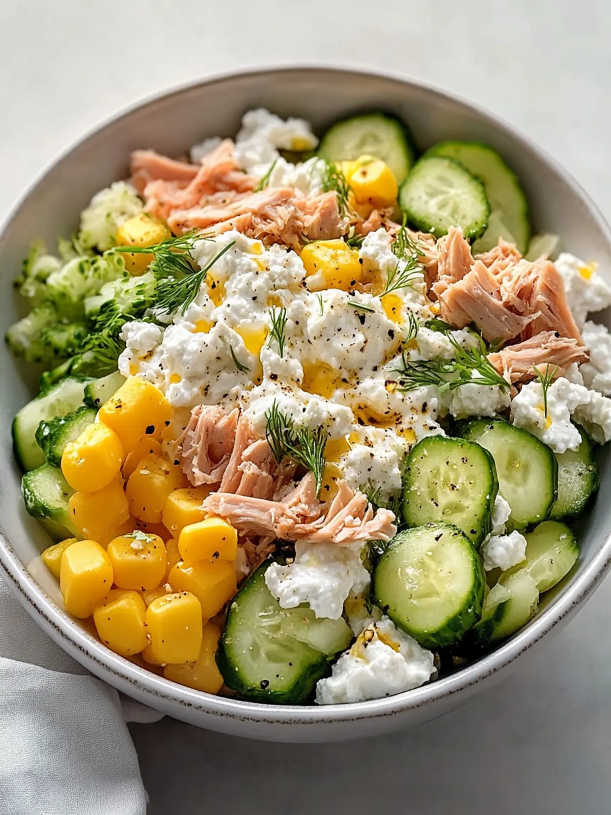 Cottage Cheese Tuna Protein Bowl: Easy, Delicious & High-Protein
