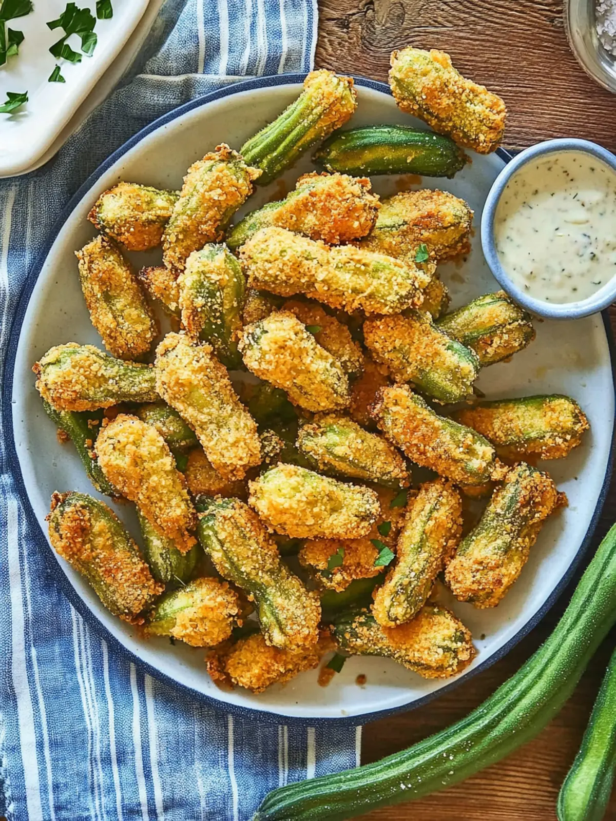 Irresistible Cornmeal Fried Okra – A Crispy Southern Treat