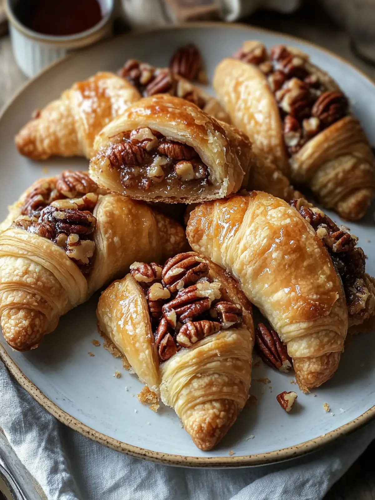 Pecan Pie Crescent Rolls: Irresistibly Sweet Nutty Treats