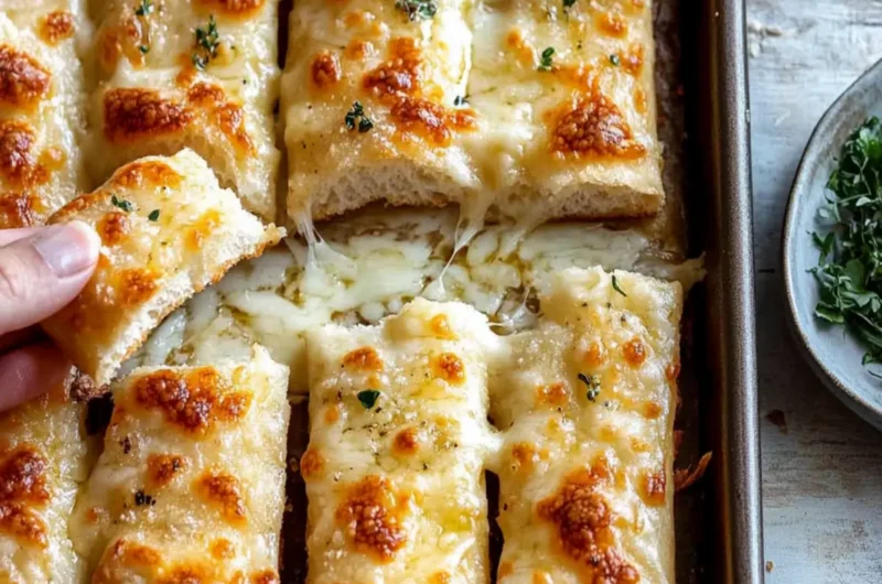 Irresistible 5-Ingredient Cheesy Breadsticks